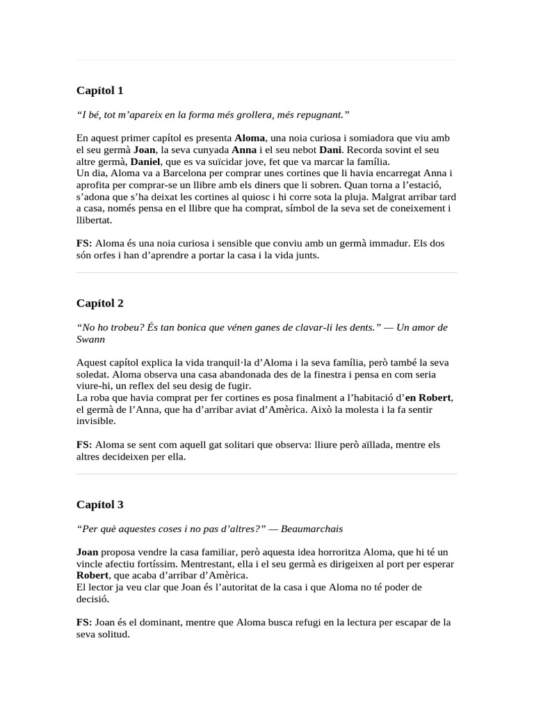 Aloma Resumen | PDF
