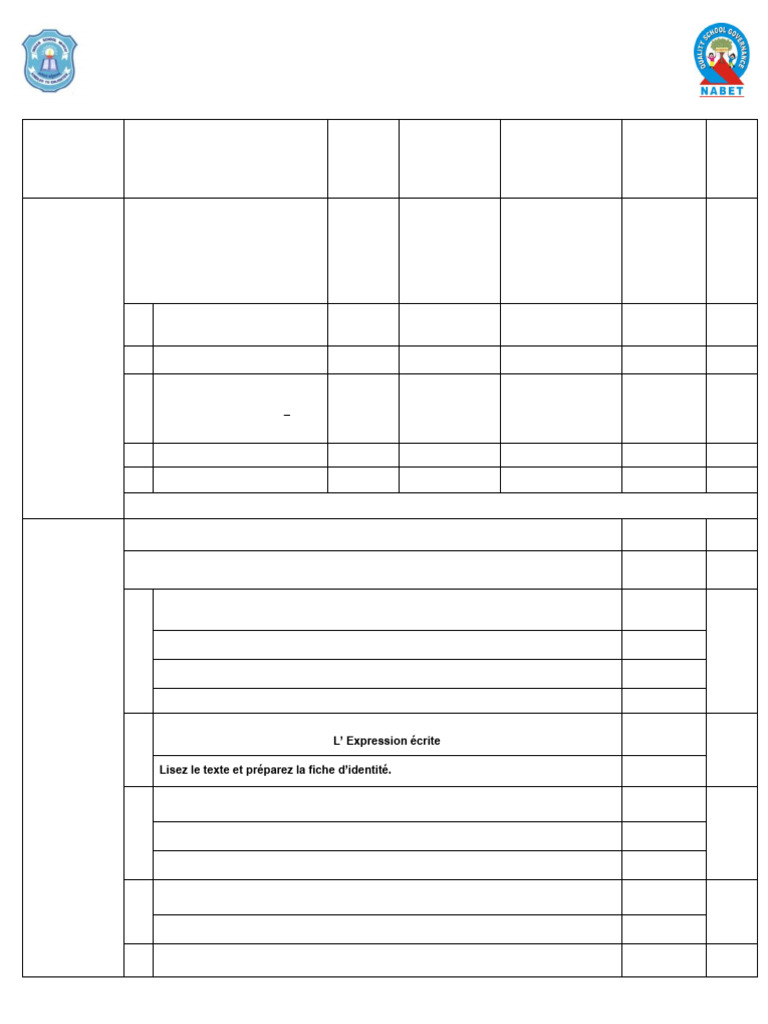 Class 6 - PT2 - Portion-2025-26 | PDF | Linguistics | Grammar