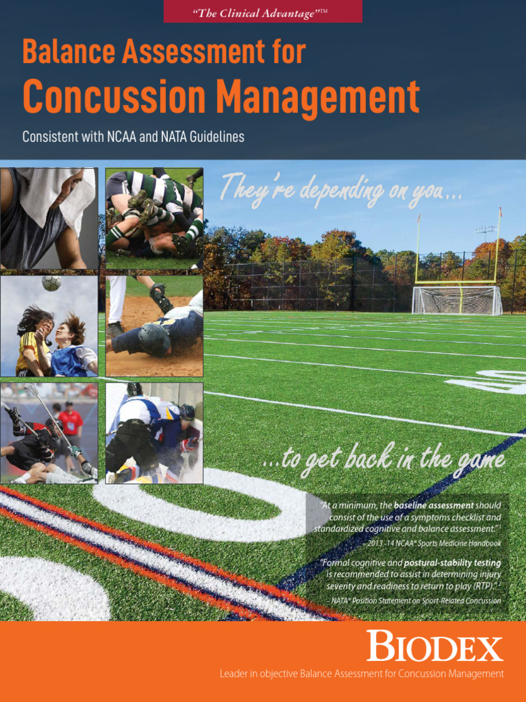 Balance For Concussion Brochure 2021 | PDF | Balance (Ability) | Concussion