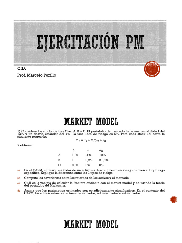 CIIA 2023 PM Ejercitación | PDF