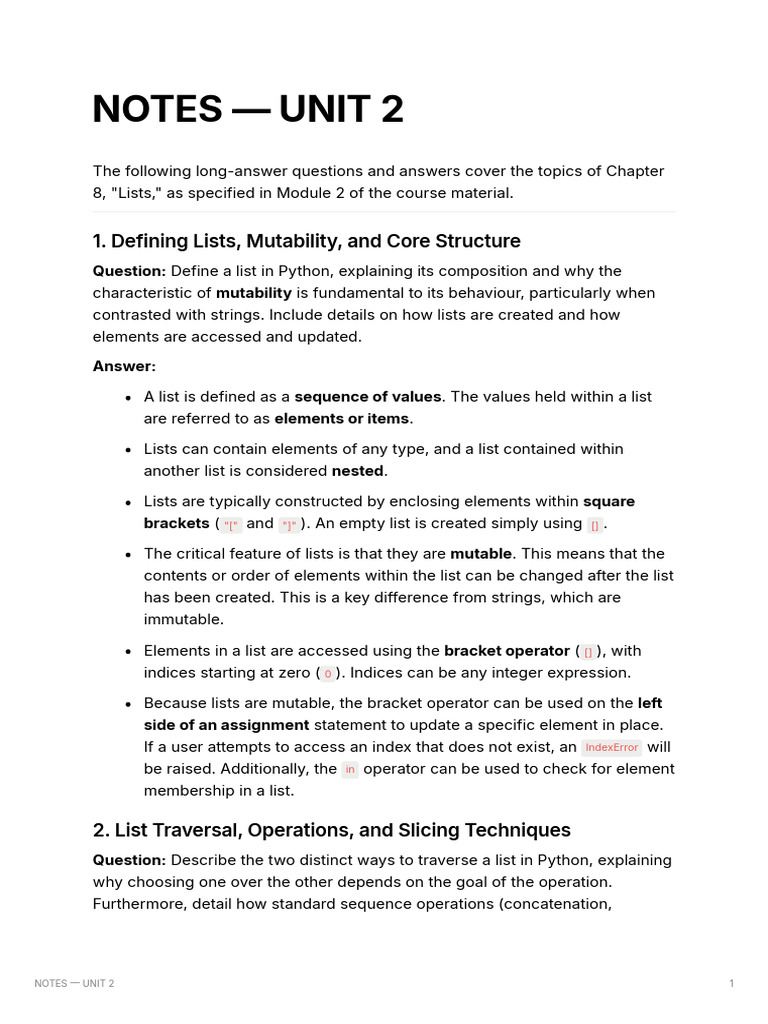 UNIT 2 | PDF | Parameter (Computer Programming) | Function (Mathematics)
