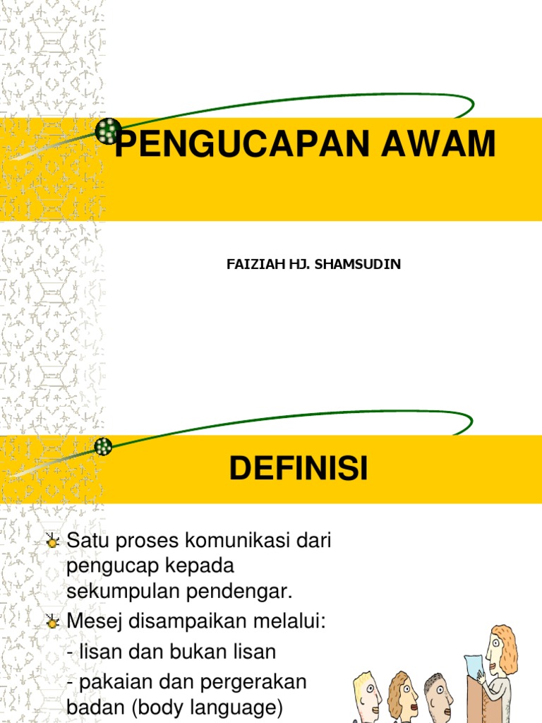 Panduan Pengucapan Awam dan Penampilan | PDF