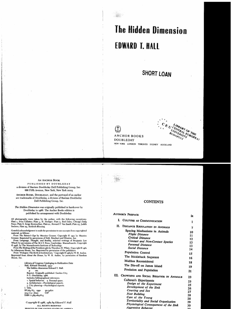 Hidden Dimension 1 | PDF