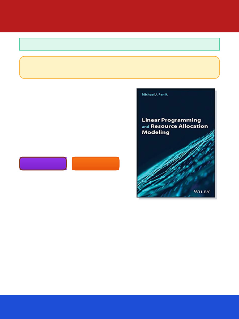 4868 | PDF | Linear Programming | Mathematical Optimization