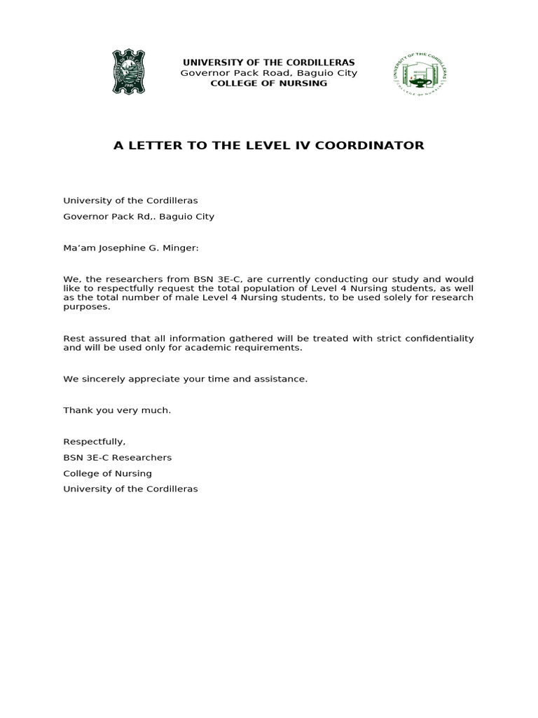 Letter To Dean | PDF