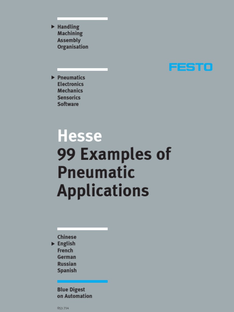 99 Examples of Pneumatic Applications | PDF | Automation | Valve