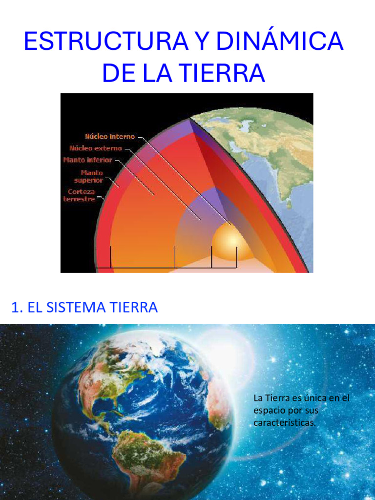 Estructura y Dinámica de La Tierra I | PDF | Tierra | Herida