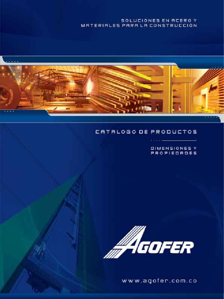 Catalogo Agofer 3a Edicion | PDF | Acero estructural | Acero