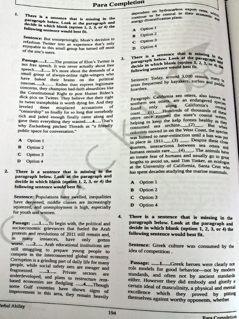Para Completion 03 Sep | PDF