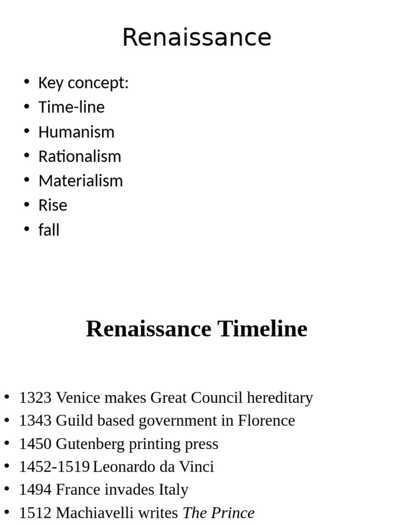 Overview of the Renaissance Era | PDF | Renaissance