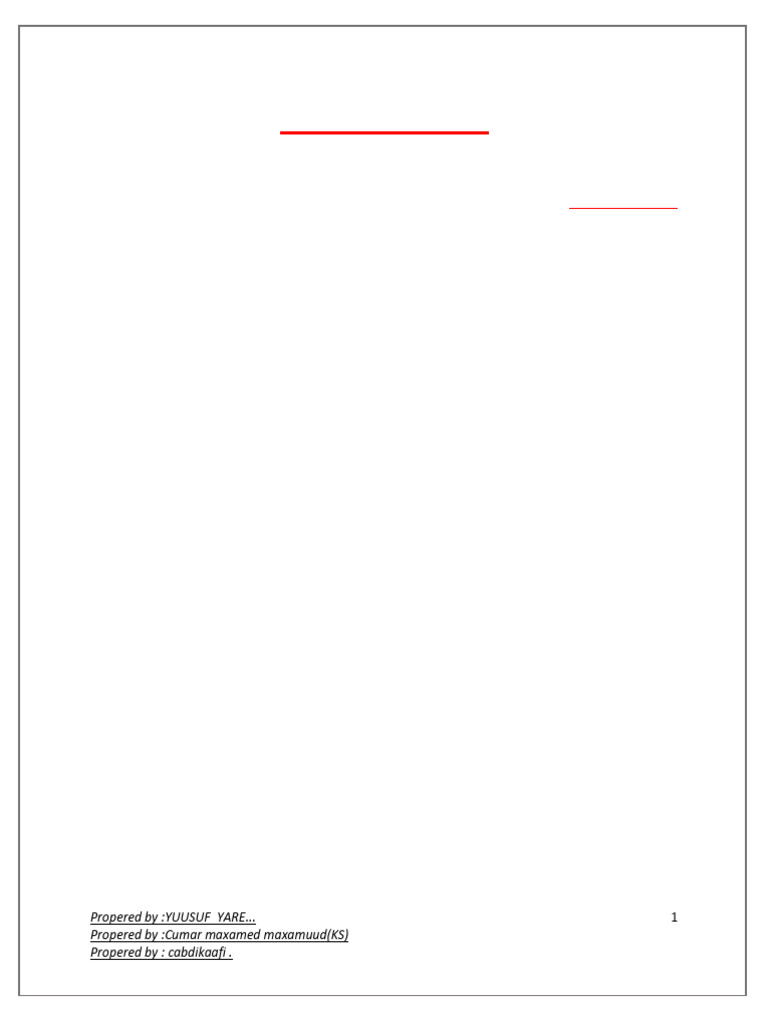 Somali (1) | PDF
