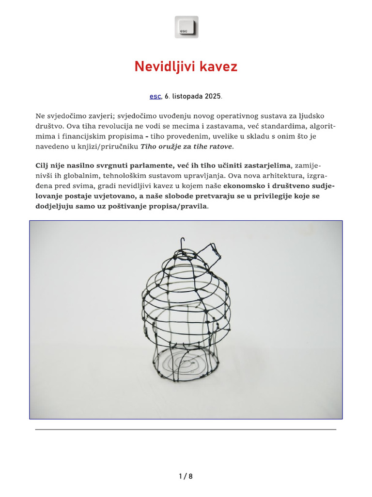 14 - Nevidljivi Kavez (Esc) | PDF