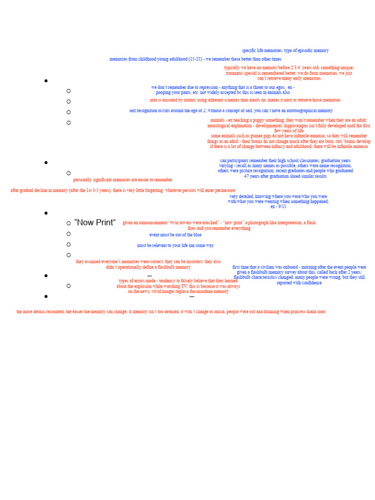 Autobiographical Memories | PDF | Memory | Behavioural Sciences