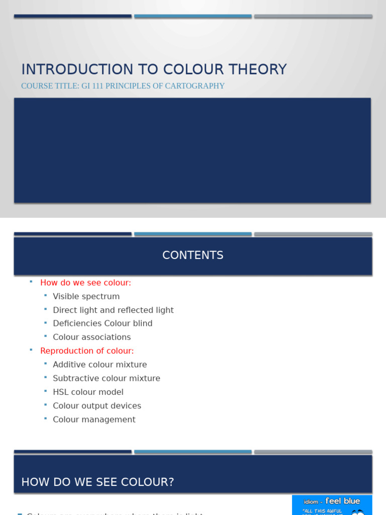 Understanding Colour Theory in Cartography | PDF | Color | Rgb Color Model