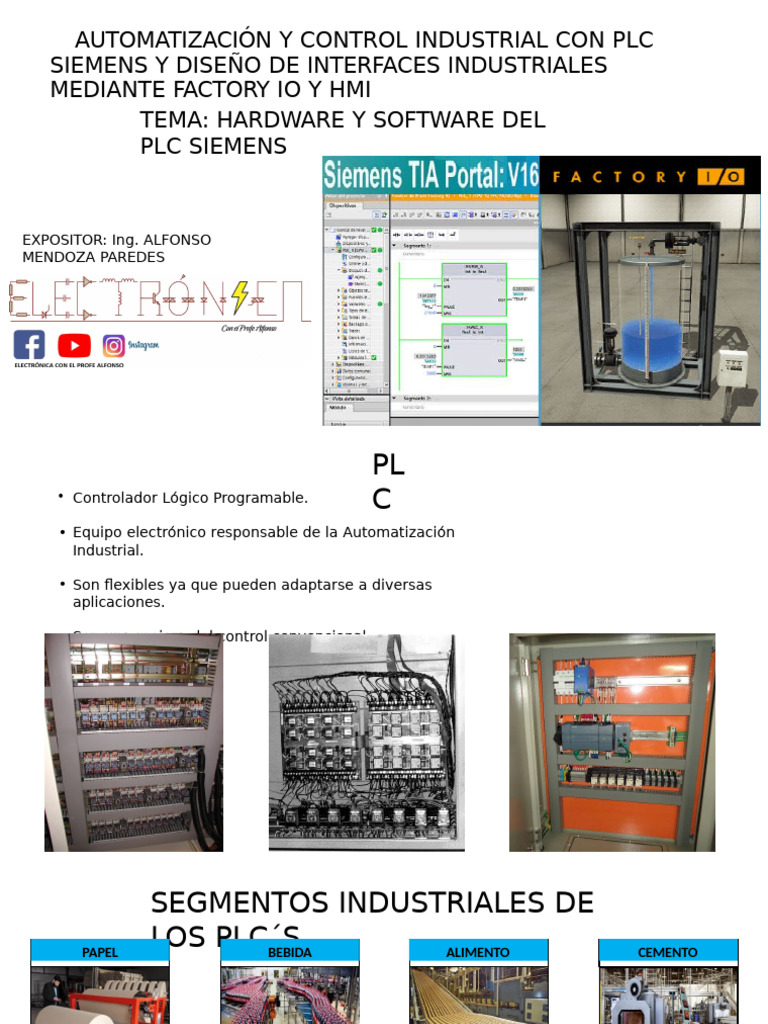 Automatización Industrial con PLC Siemens | PDF | Controlador lógico ...