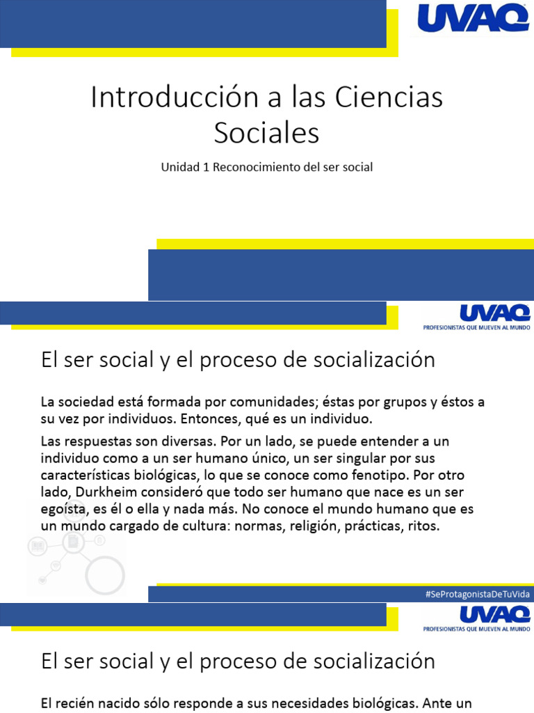 3 El Ser Social y El Proceso de Socialización | PDF | Socialización ...