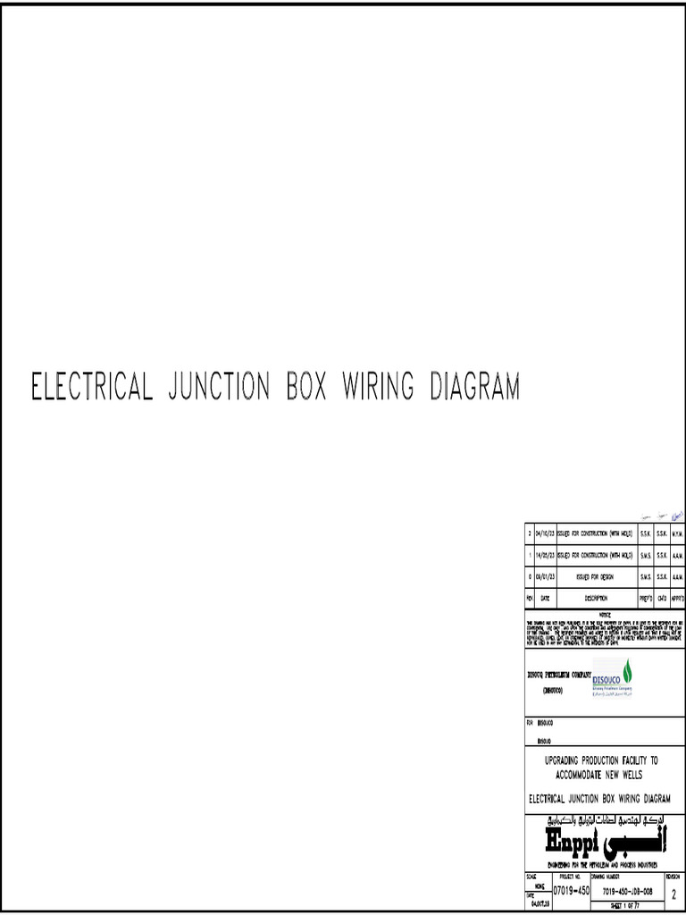 7019-450-Jdb-008 Electrical Junction Box Wiring Diagram Rev 2 | PDF ...