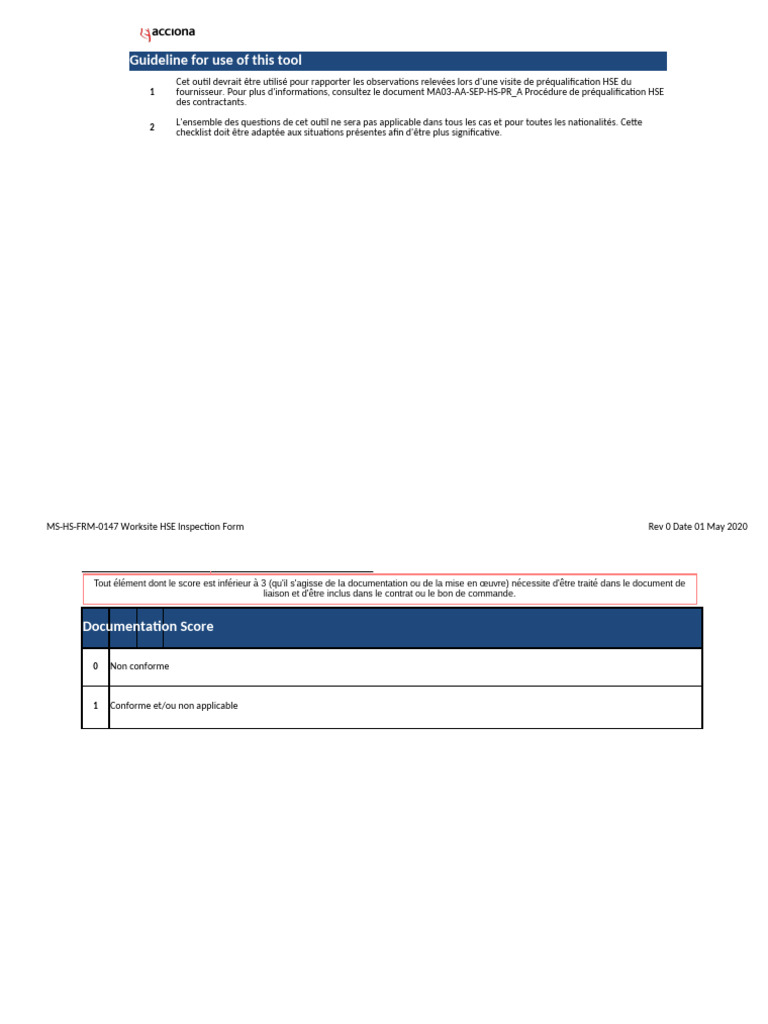 Audit Interne Checklist Snce 25-11-2025 | PDF | Déchets | Gestion des ...