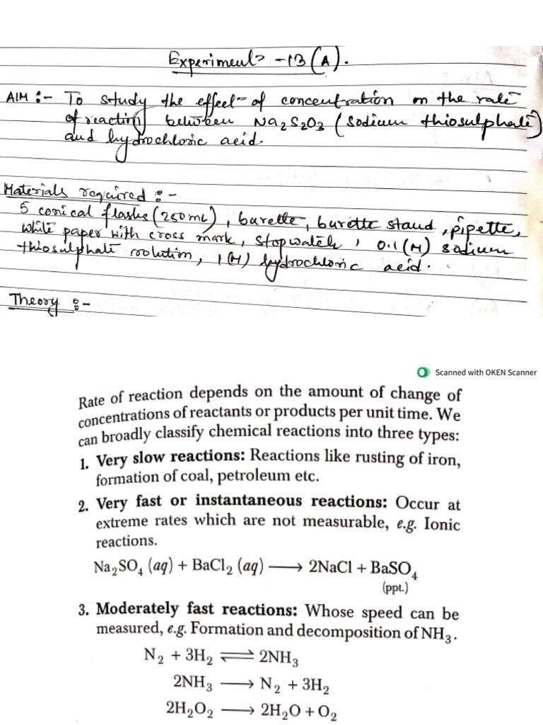 Experiment 13A | PDF