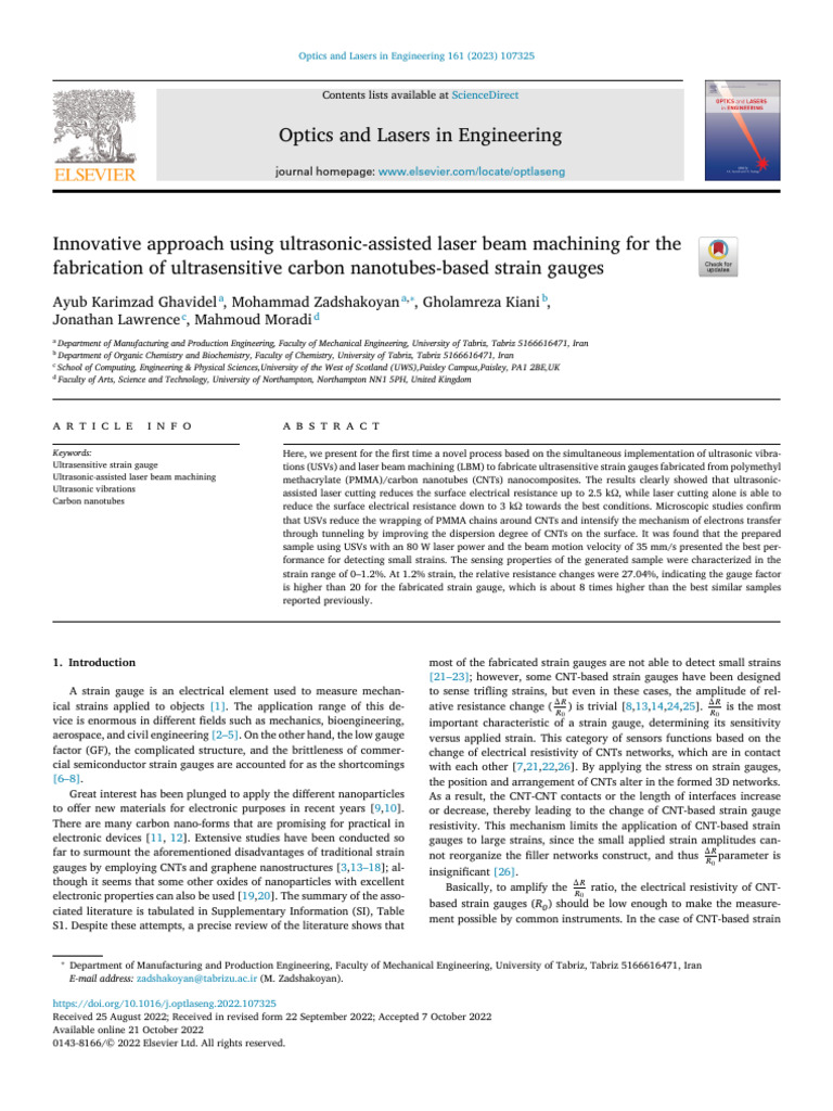 Innovative Approach Using Ultrasonic Assisted Laser Beam Machining For ...