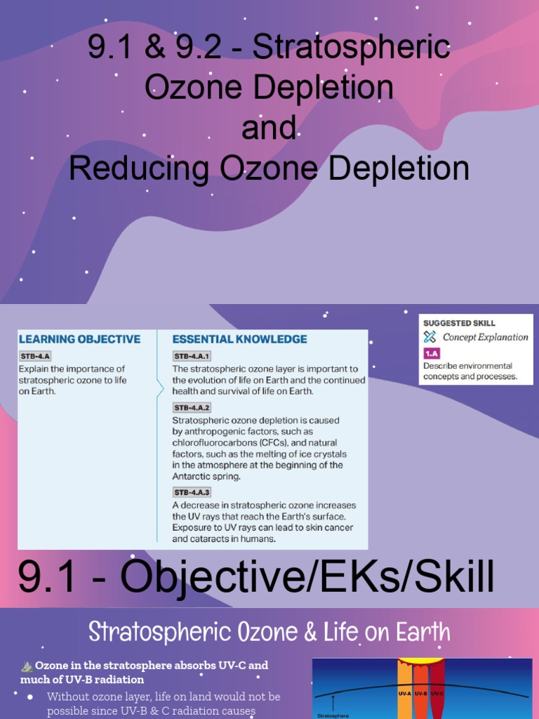 Stratosphere and Ozone Depletion | PDF | Ozone Depletion ...