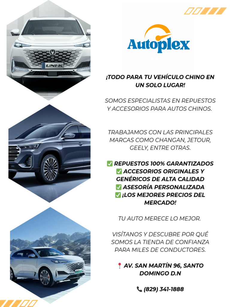 Repuestos y Accesorios para Autos Chinos | PDF
