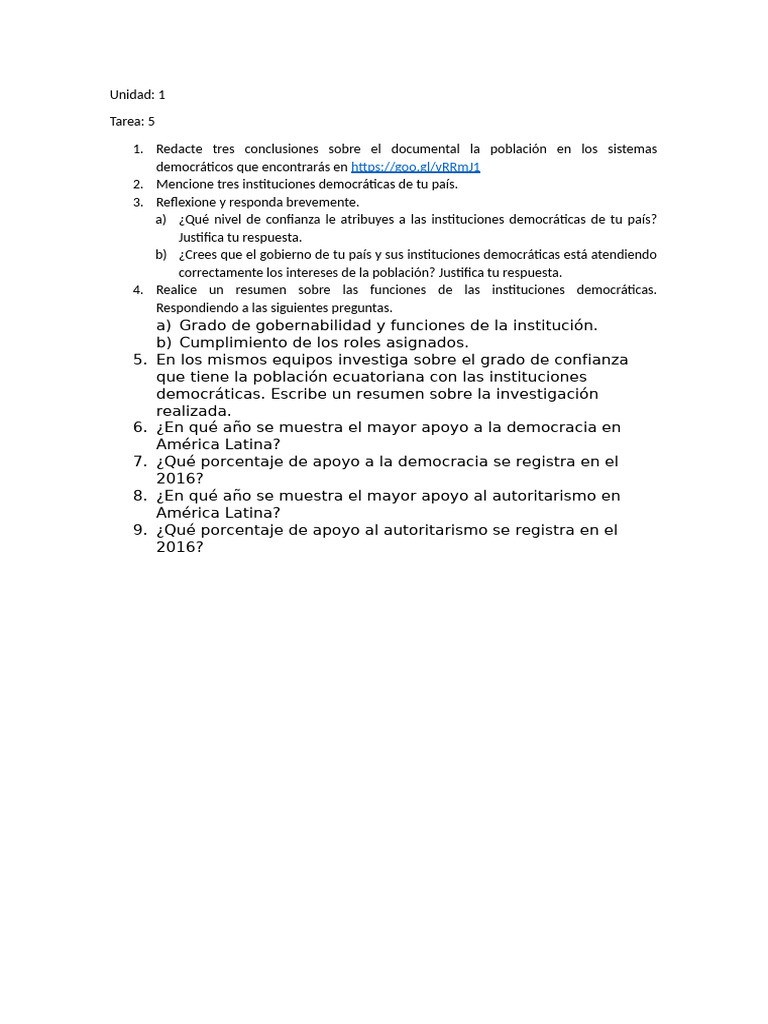 PMC Unidad 1 Tarea 5 | PDF