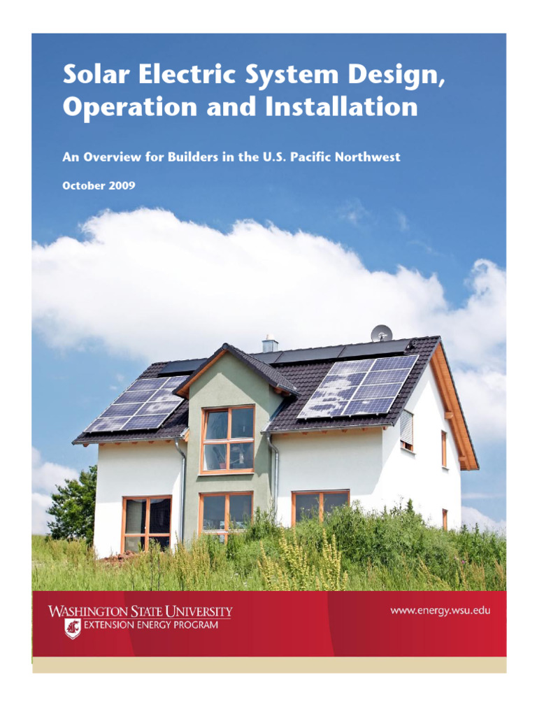 Solar Electric System Design, - Operation and Installation | PDF ...