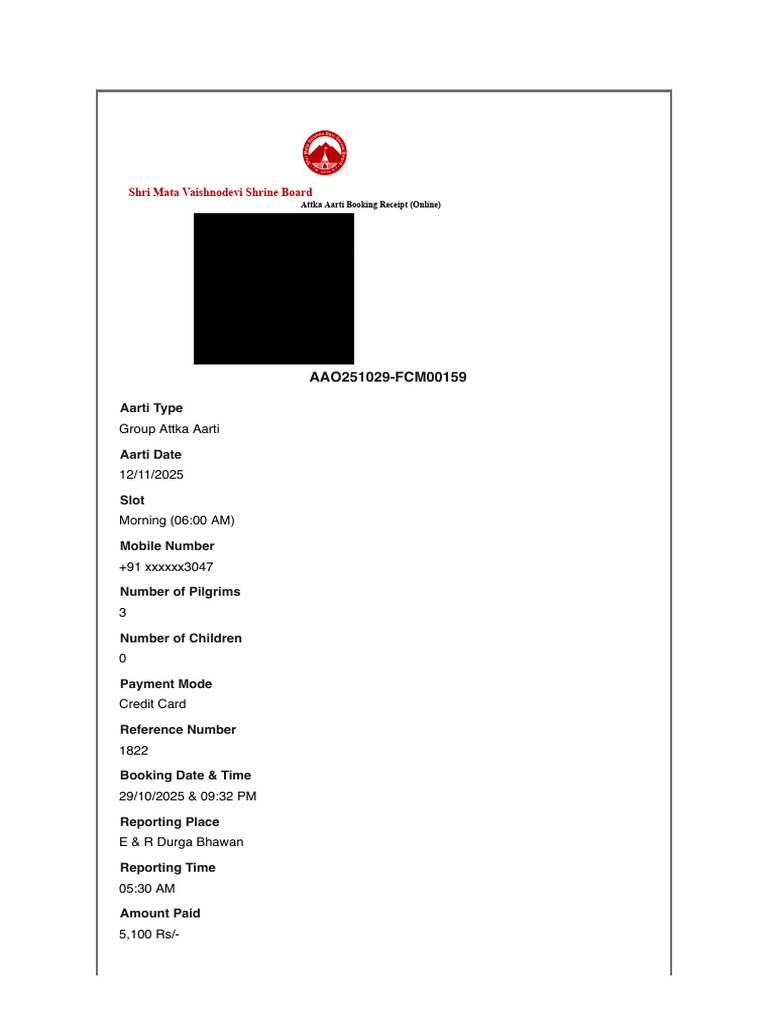 Shri Mata Vaishno Devi Shrine Board 4 | PDF