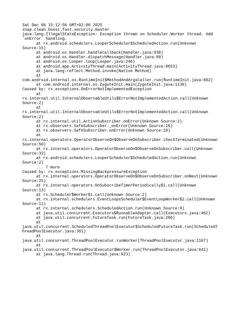 Java Scheduler Error Handling Guide | PDF