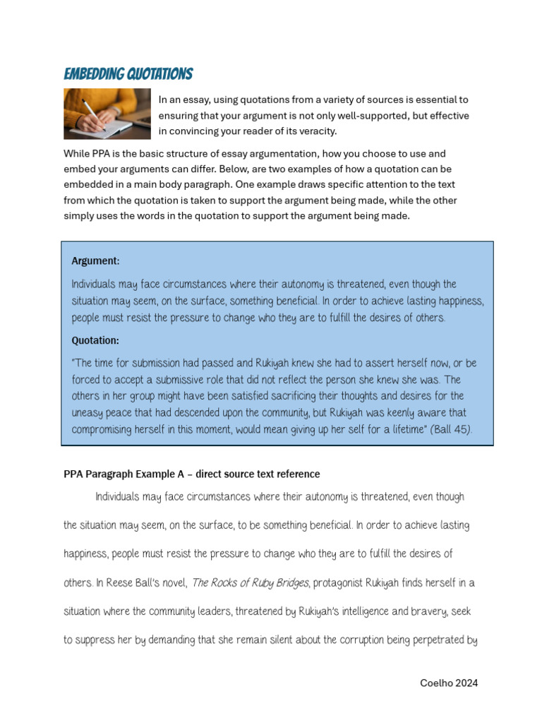 Embedding Quotations1 (1) | PDF | Psychology | Psychological Concepts