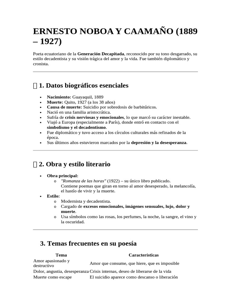 Ernesto Noboa y Caamaño | PDF