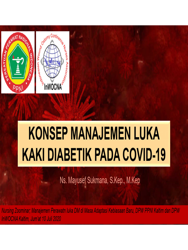 KONSEP MANAJEMEN LUKA DM PADA COVID-19 | PDF