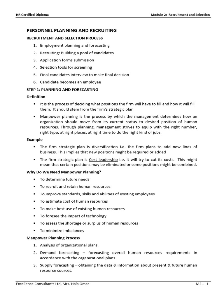 Recruitment and Selection Strategies Guide | PDF | Recruitment | Human ...