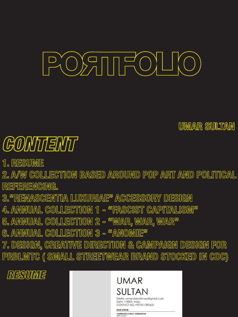 Portfolio Updated Organized | PDF
