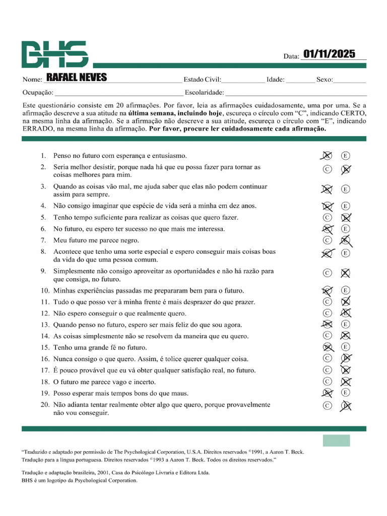 BHS | PDF