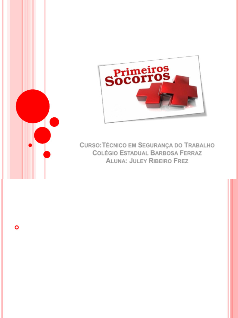PRIMEIROS SOCORROS PARA EDUCADORES | PDF | Primeiros socorros | Brasil