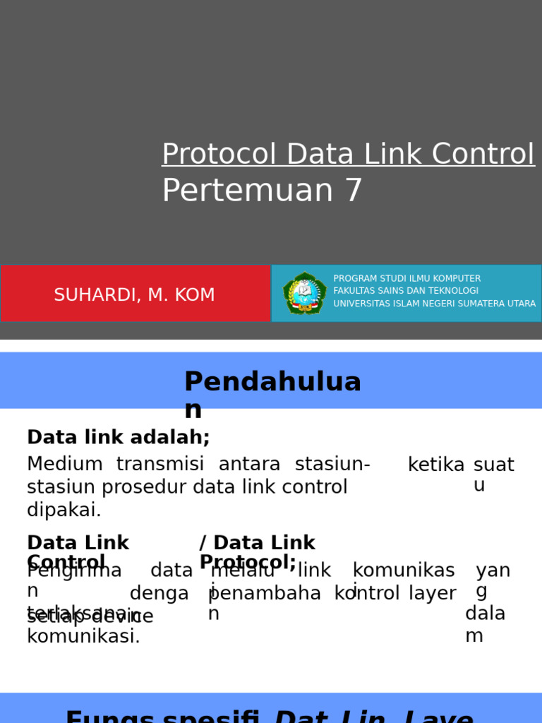 Pengantar Data Link Control dan Protokol | PDF