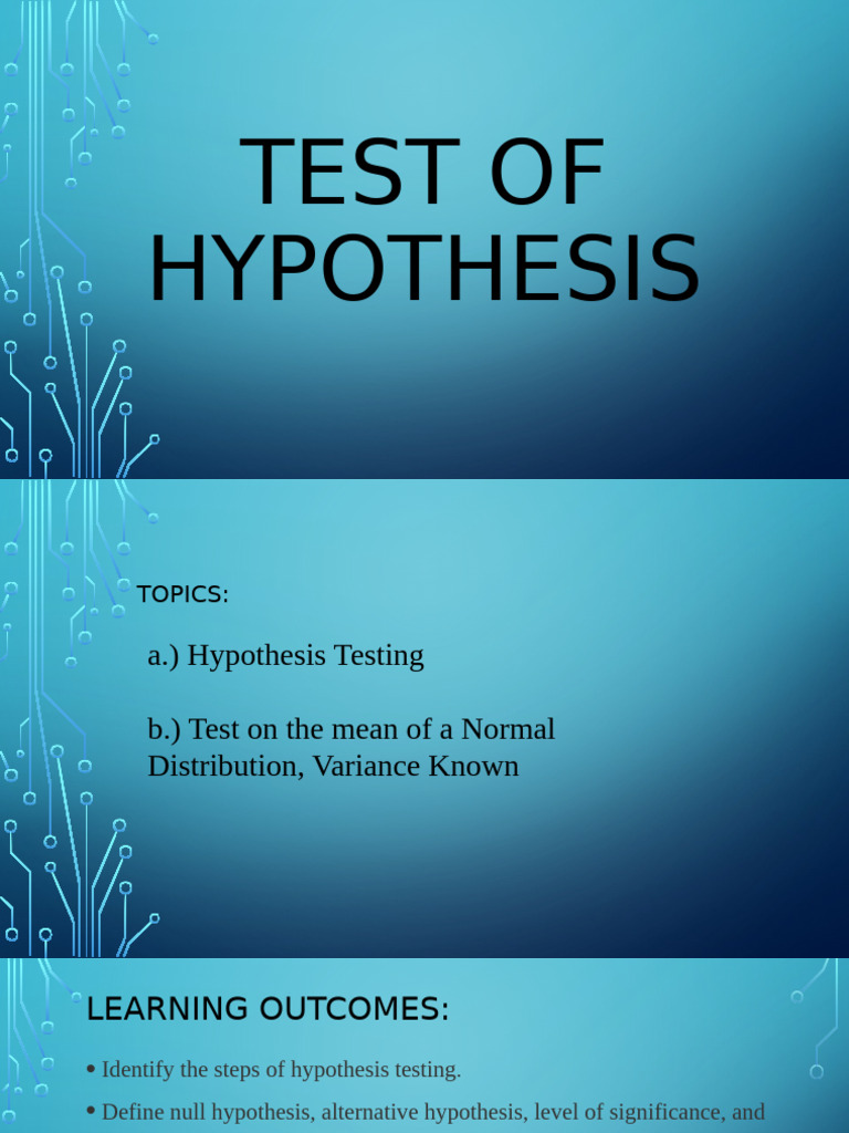 Hypothesis Testing: Z-Test & Errors Explained | PDF | Statistical ...