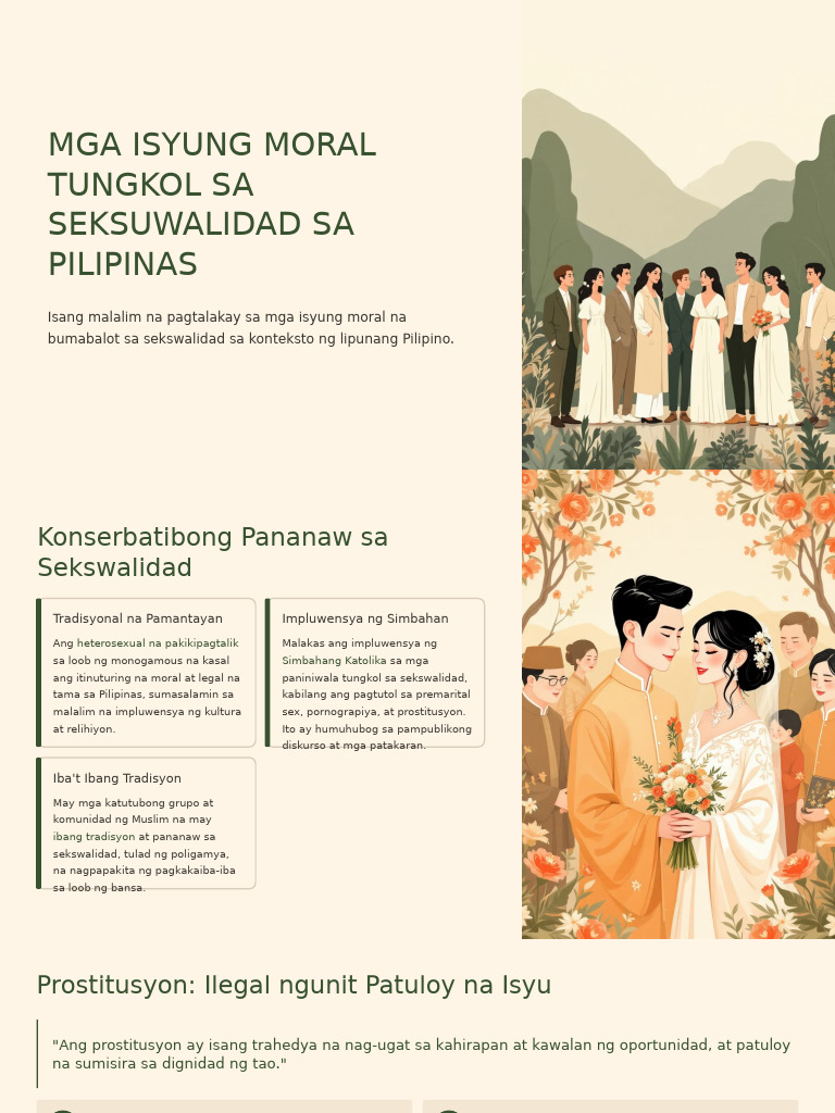 Mga Isyung Moral Tungkol Sa Seksuwalidad Sa Pilipinas | PDF