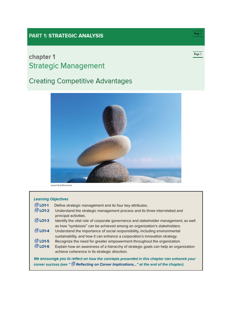Strategic Management - Chapter 1 | PDF | Strategic Management ...