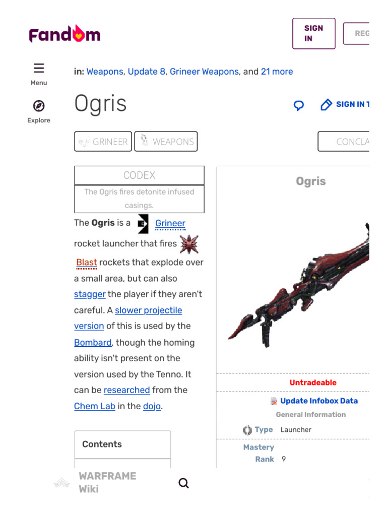 Ogris Rocket Launcher Overview | PDF | Ammunition | Projectile Weapons