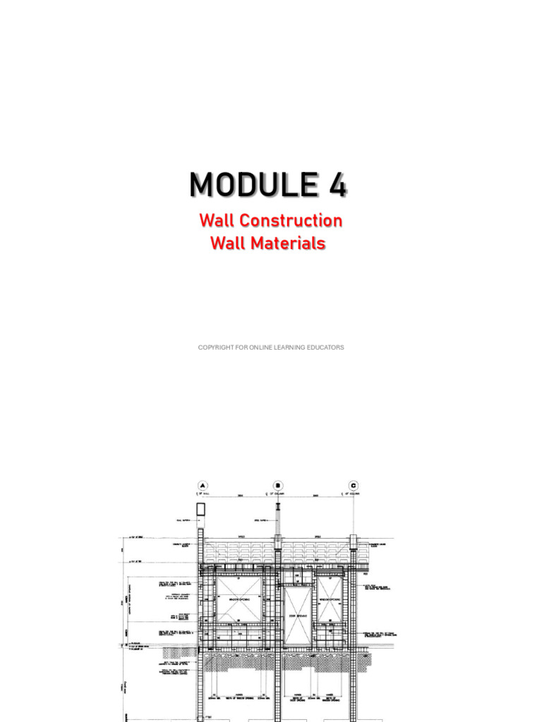 MODULE 4 | PDF | Precast Concrete | Wall