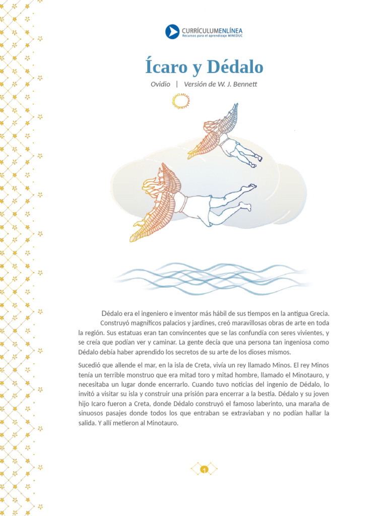 Icaro y Dedalo | PDF | Minotauro