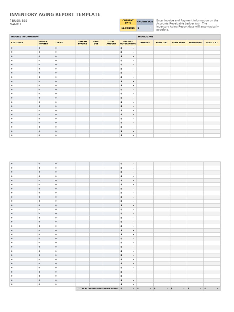 IC Inventory Aging Report 11278 | PDF | Accounting | Business