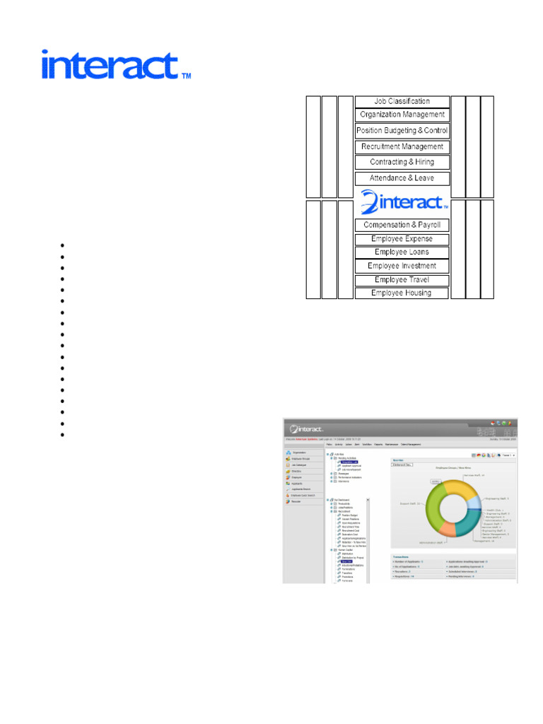 INTERACT Products Functional Overview - V12 | PDF | Payroll | Employment