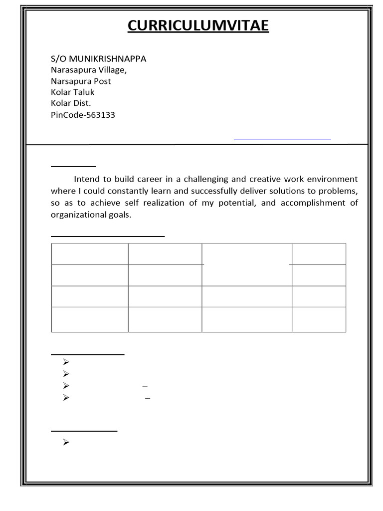 Keshava NM Resume | PDF