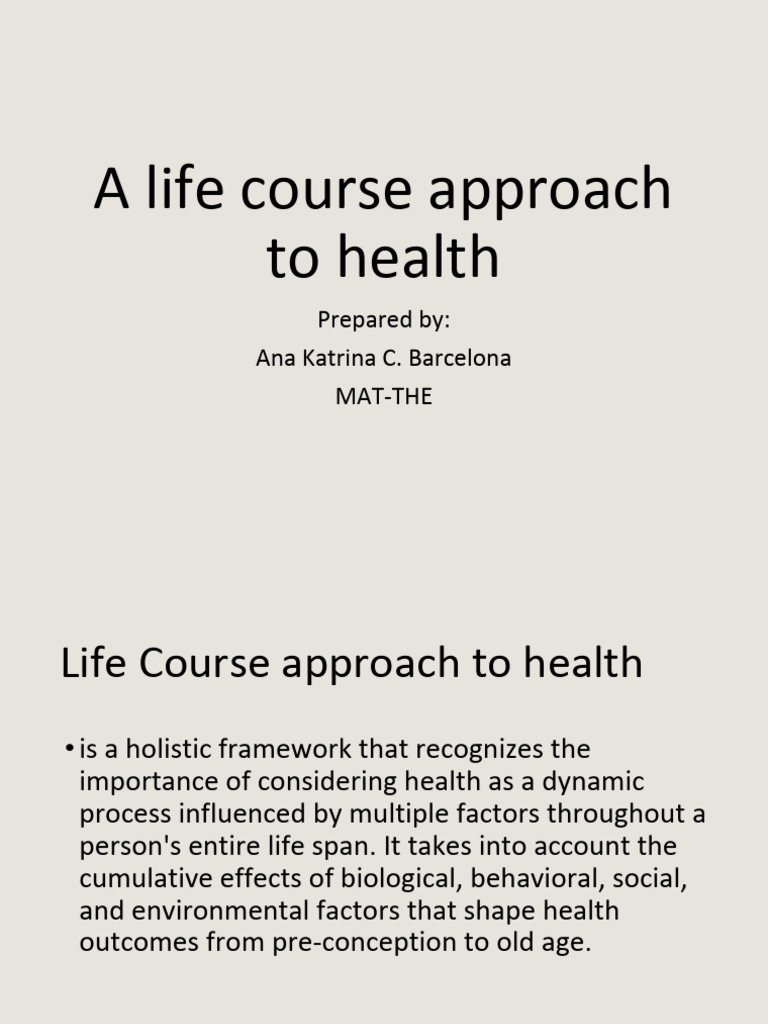 A Life Course a-WPS Office | PDF | Health Equity | Social Policy