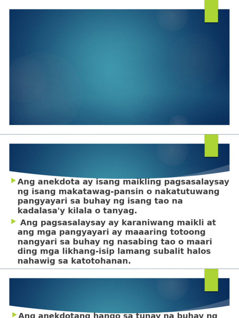 Grade 10 Anekdota | PDF