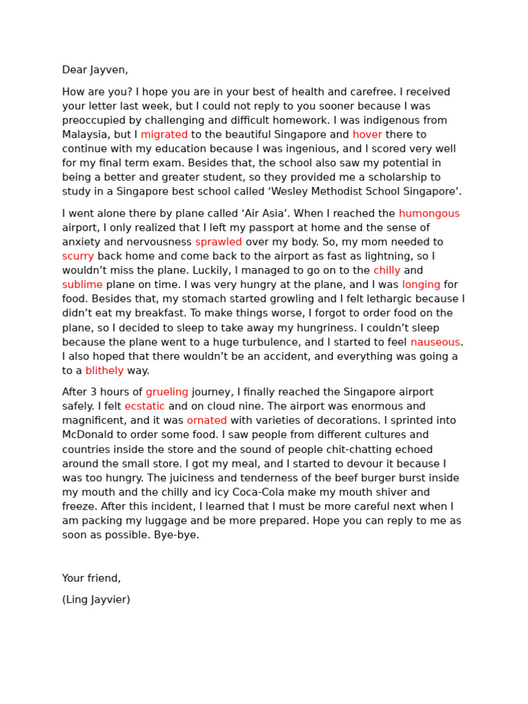 Descriptive Writing 2 | PDF